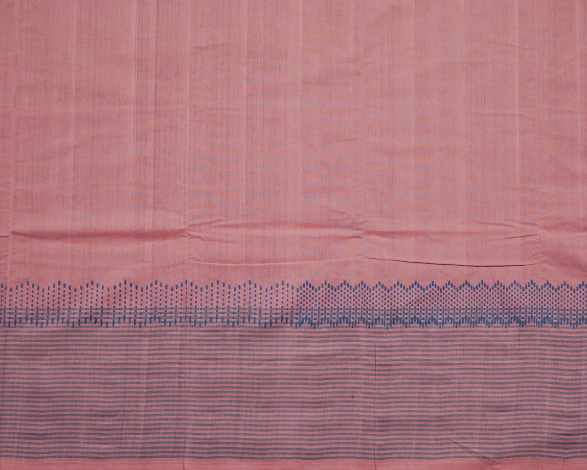 Indus Buta Cotton Handloom Saree - Pink